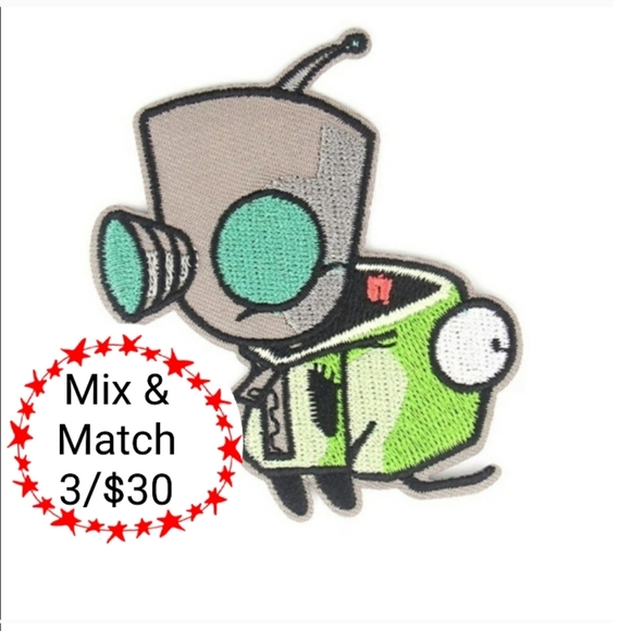 Invader Zim | Accessories | Invader Zim Iron On Patch | Poshmark